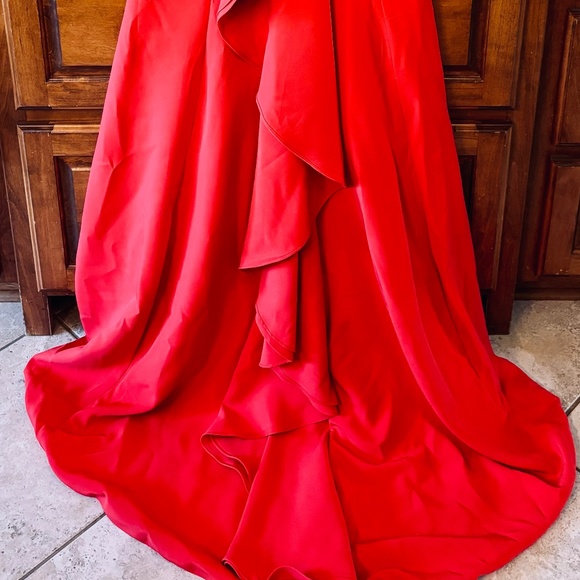 Lanting | Dresses | Lan Ting Red Prom Dress | Poshmark